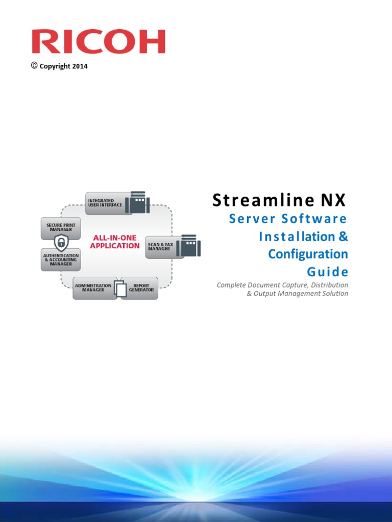RICOH Streamline NX Install & Config Guide | PDF | Hyper V | Share Point