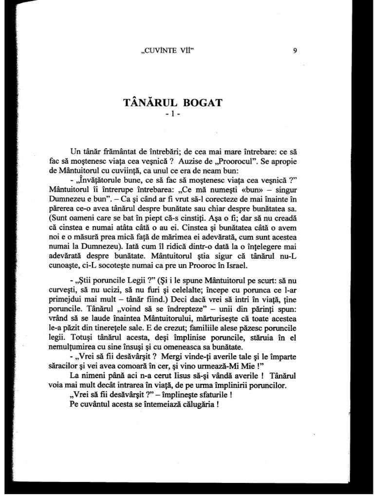 (Arsenie Boca) Cuvinte Vii. Omilii, Indrumari, Predici Duhovnicesti PDF | PDF