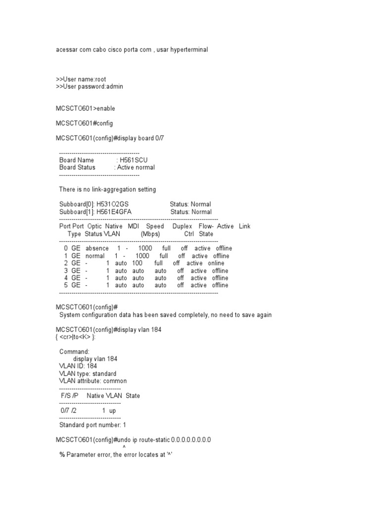 Configuração Huawei Ma5600 | PDF | Ip Address | Internet Standards