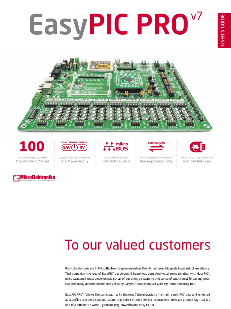 Easypic Pro v7 Manual v101 | PDF | Power Supply | Electrical Connector