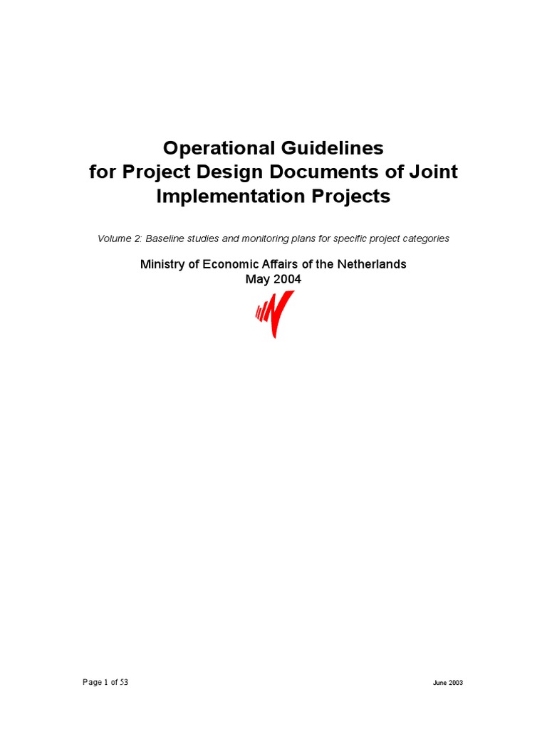 Operational Guidelines For Project Design Documents of Joint ...