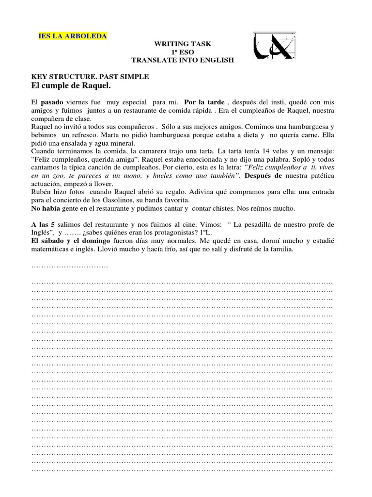 Un Cumpleaños Inolvidable | PDF | Cumpleaños | Ocio