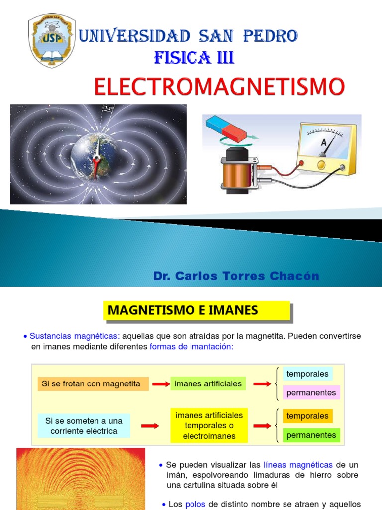 Electromagnetismo Parte 1 | PDF | Imán | Campo magnético