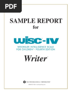 MOCA Sample Report | PDF | Recall (Memory) | Cognition