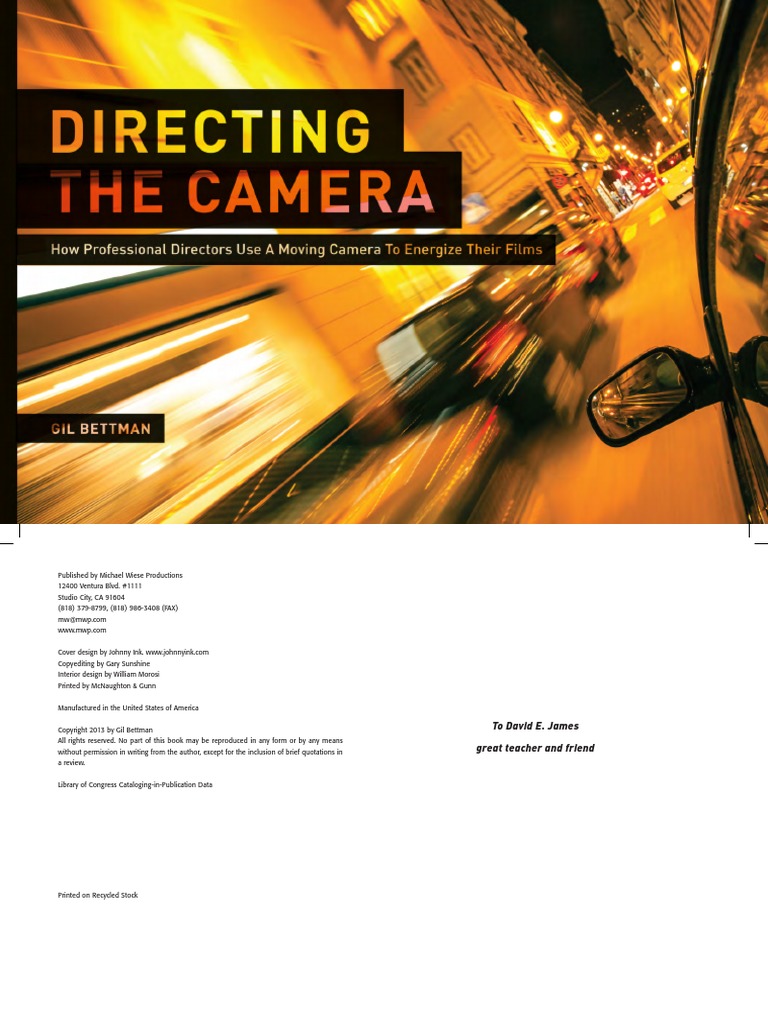 Directing The Camera Sample PDF | PDF | Camera Lens | Leisure