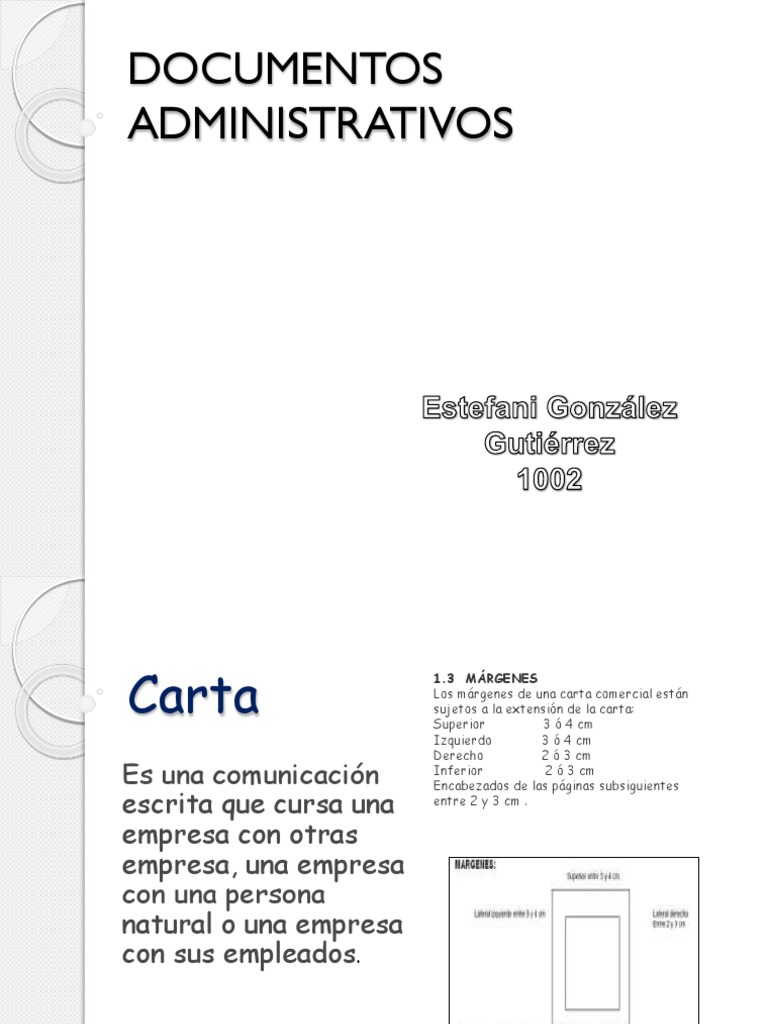 Documentos Administrativos | PDF | Documento | Comunicación