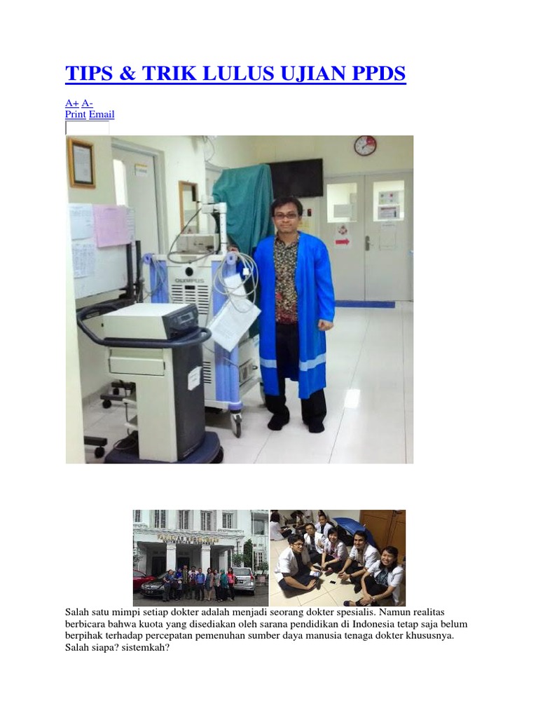 Tips & Trik Lulus Ujian Ppds | PDF | Pengembangan Diri