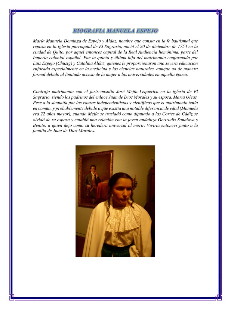 Manuela Espejo | PDF