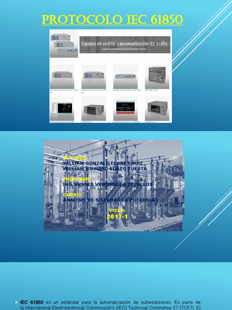 Protocolo IEC 61850 | PDF | Red de computadoras | Información