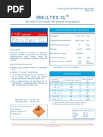 Ficha Tecnica Emultex | PDF | Material explosivo | Naturaleza