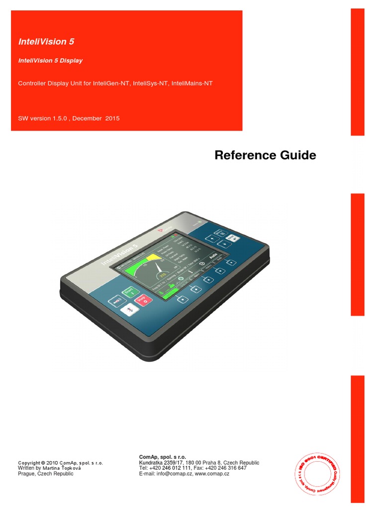 InteliVision 5 1 5 0 Reference Guide | PDF | Portable Document Format | Menu (Computing)