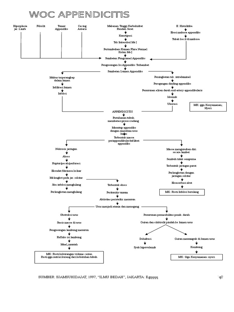 WOC Appendicitis | PDF