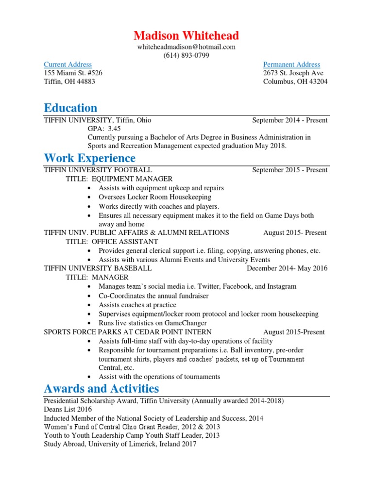 Finished Resume | PDF | Business