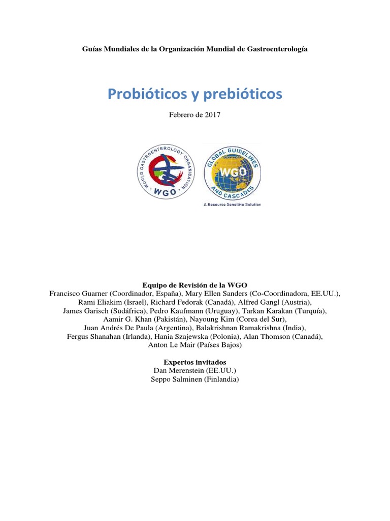 Probiotics and Prebiotics Spanish 2017 | PDF | Sistema inmune | Tripa flora