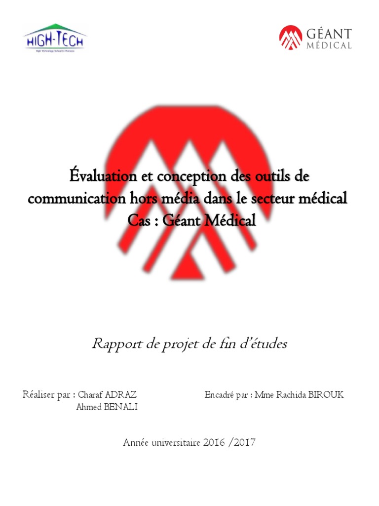 Sommaire PFE Final | PDF