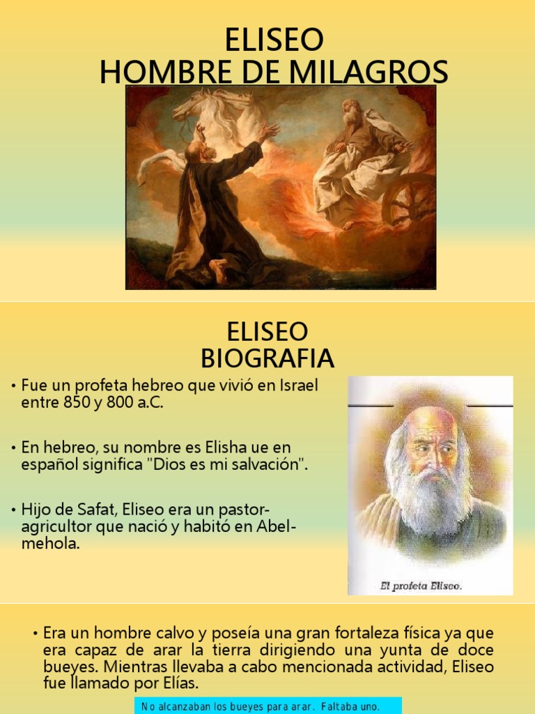 Profeta Eliseo | PDF
