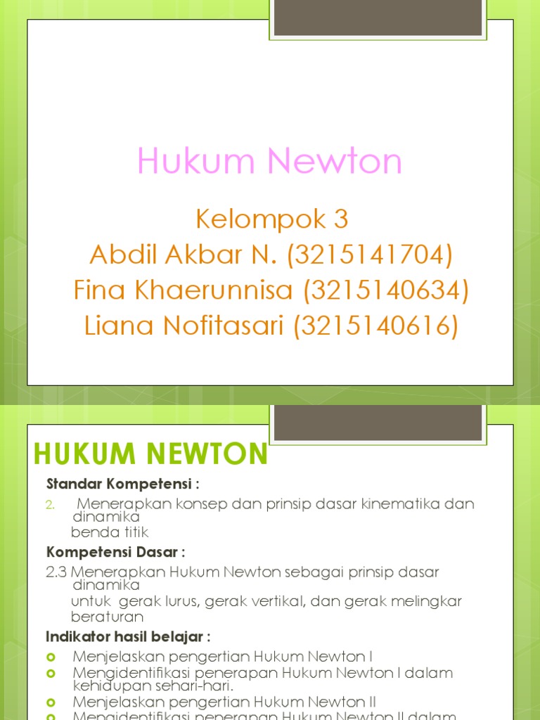 Animasi (HK Newton) | PDF