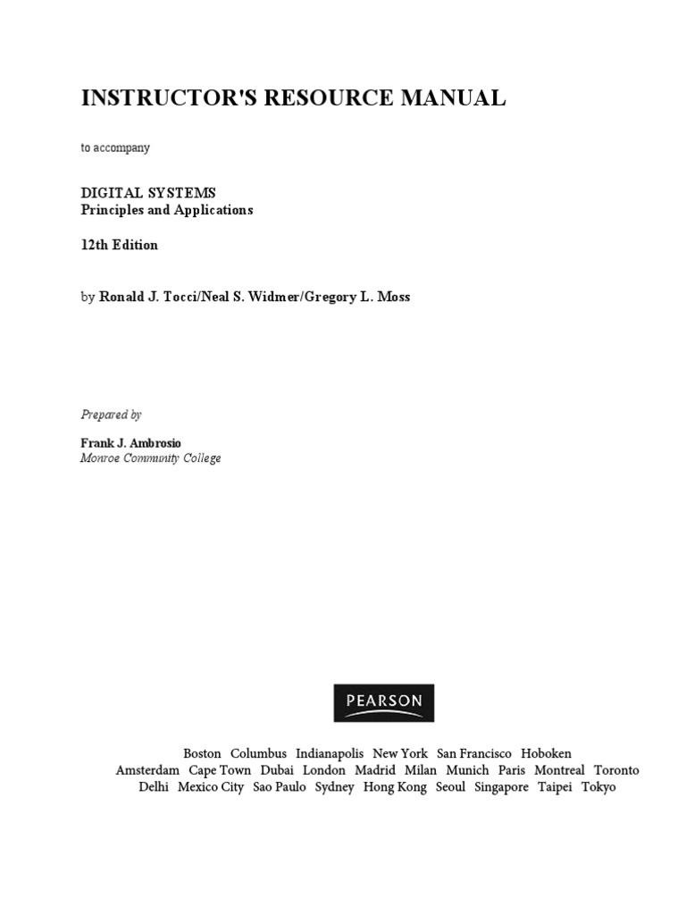 Digital Systems IRM | PDF | Bit | Binary Coded Decimal