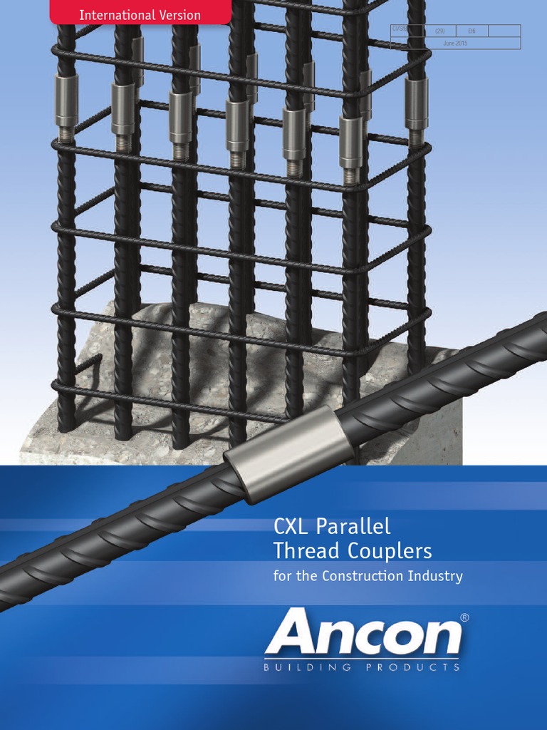 Ancon CXL Coupler Brochure International Version 2015 | Structural ...