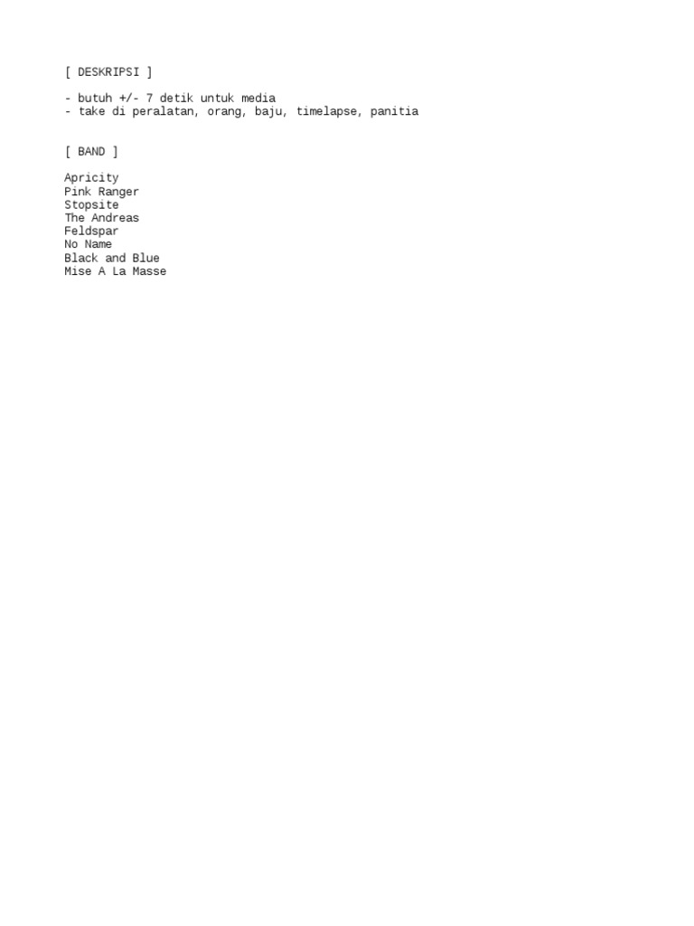 Deskripsi After Movie Petasan | PDF