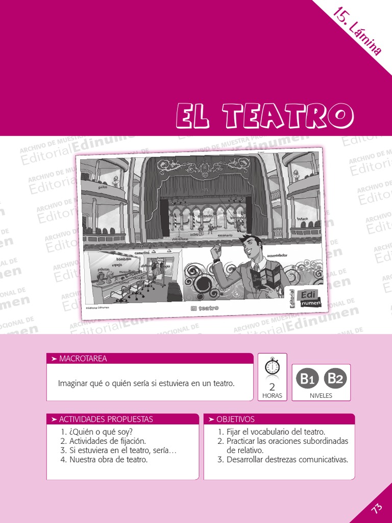 el teatro: www.edinumen.es www.edinumen.es www.edinumen.es