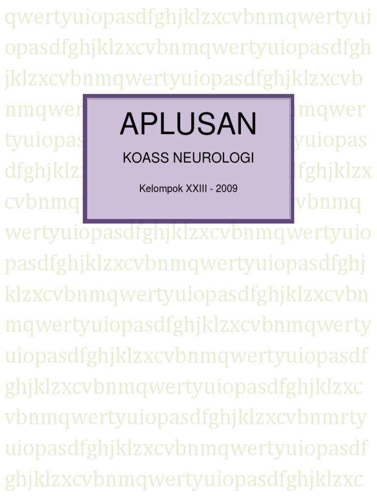 Aplusan Koass Neuro Ulin | PDF