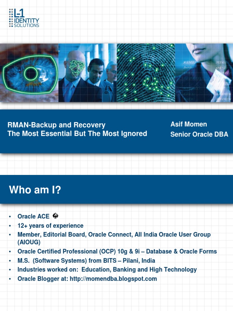 RMAN Backup and Recovery | PDF | Backup | Oracle Database