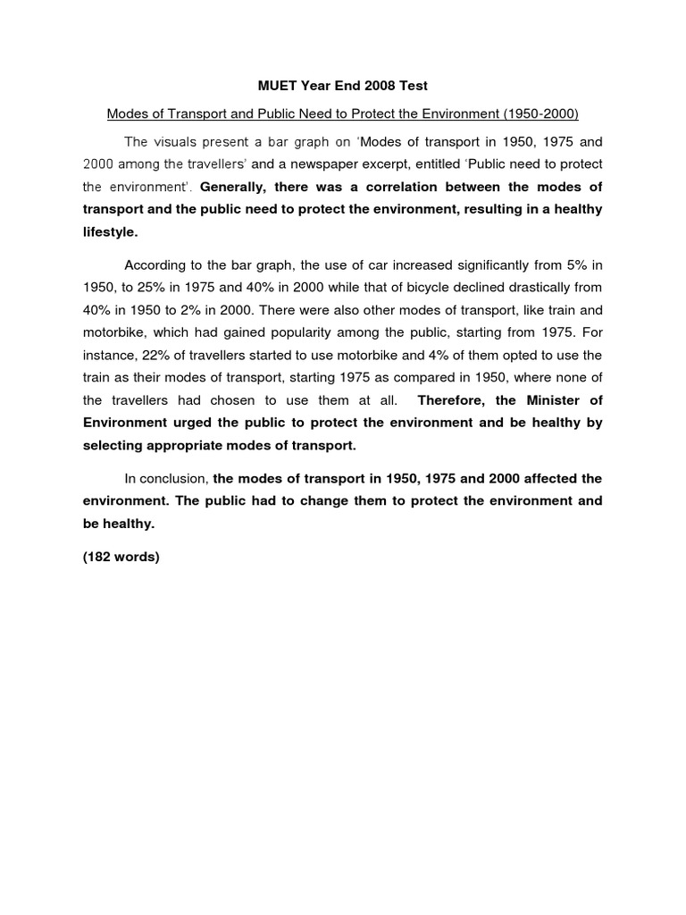 MUET Writing Practice No1 | PDF | Life Expectancy | Infection