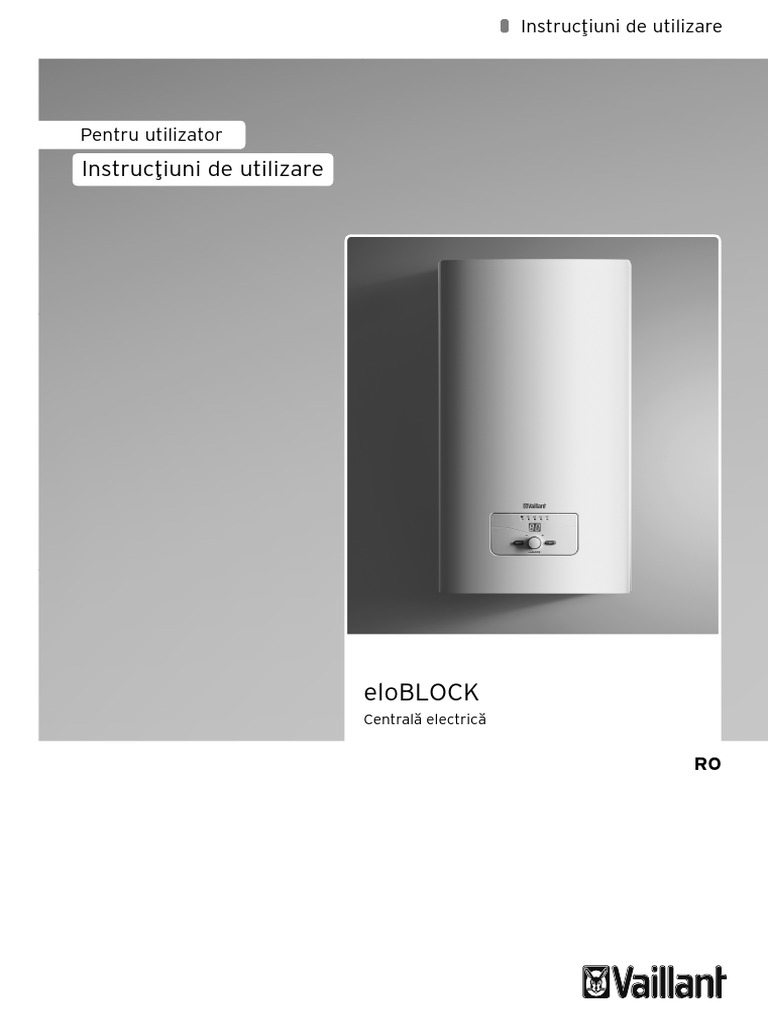 Centrala Electrica Vaillant Eloblock VE14 PDF | PDF