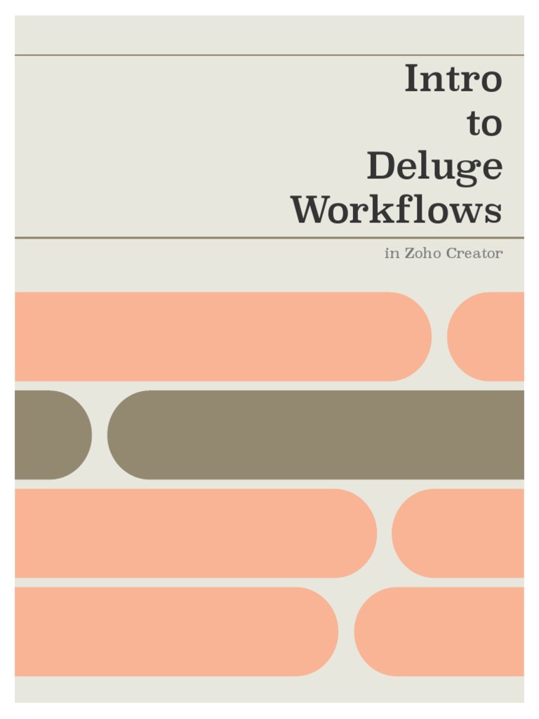 Intro to Deluge Workflows in Zoho | PDF | Parameter (Computer ...