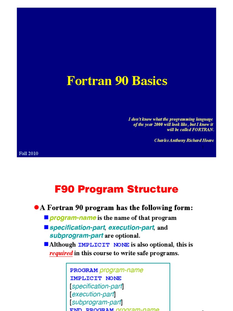 f90 Basics | PDF | Parameter (Computer Programming) | Trigonometric ... f90 Basics | PDF | Parameter (Computer Programming) | Trigonometric ...