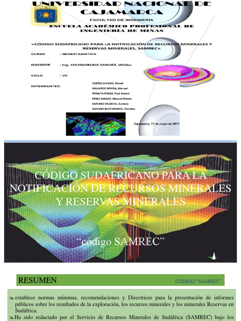 Codigo Samrec | PDF | Sudáfrica | Minería