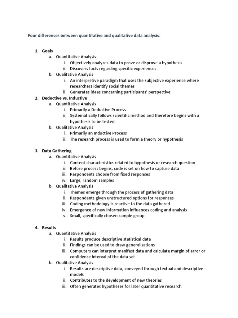 Quantitative and Qualitative Data | PDF | Quantitative Research ...