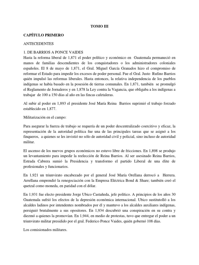 Resumen Del Remhi Capitulo Tres y Cuatro | PDF | Guerra de guerrillas ...