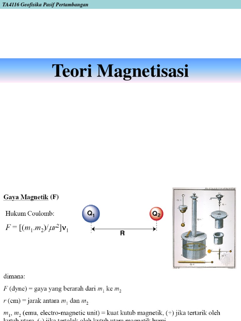 Materi 2 - Teori Magnetisasi | PDF | Medan Magnet Bumi | Magnetisme