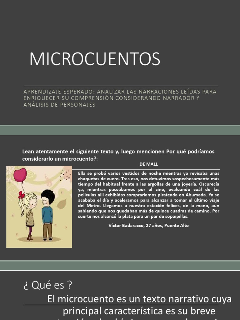 Micro Cuento S | PDF | Cuentos | Ocio