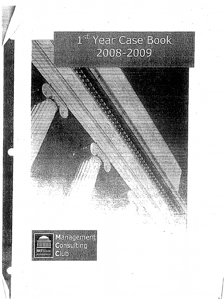 MIT Sloan 2008-2009 | PDF | Profit (Accounting) | Strategic Management