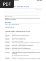 Atalhos e Funções Essenciais do Excel | PDF | Janela (informática ...