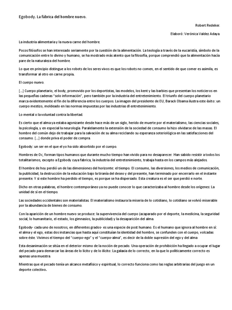 Egobody para Imprimir Fabi | PDF | Alma | Homo Sapiens