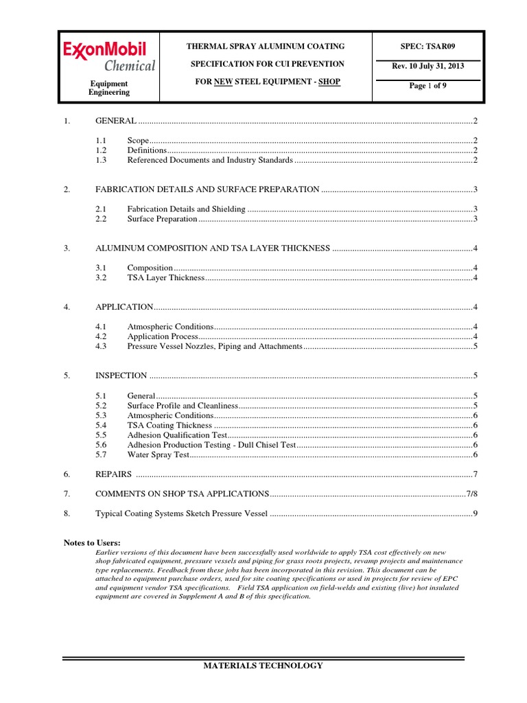 TSA Spec-2 | Download Free PDF | Specification (Technical Standard ...