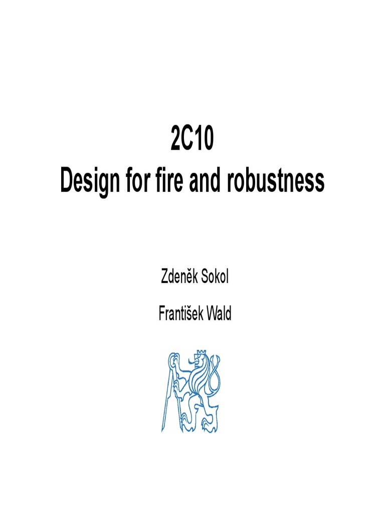 2C10 01 Fire Design Introduction | PDF | Fire Safety | Computational ...