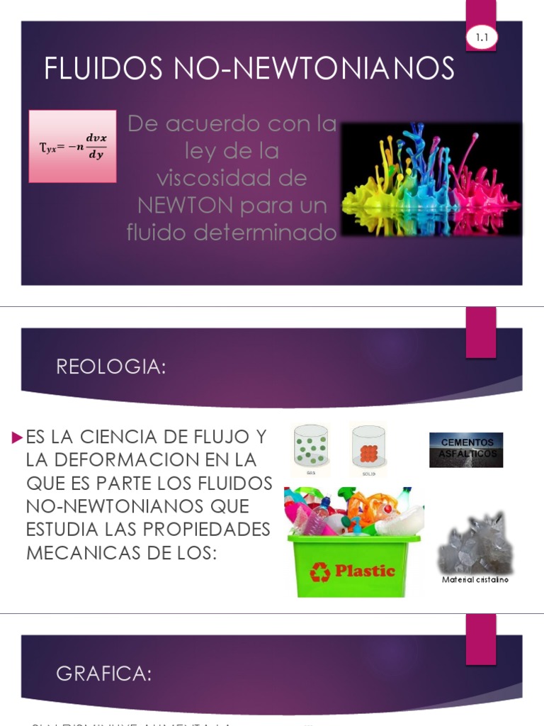 Fluidos No Newtonianos | PDF | Viscosidad | Fluido
