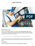 Electrician Practice Test | PDF | Electrician | Electric Current