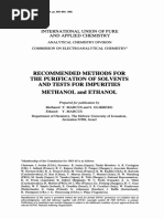 Methanol Technical Data Sheet PDF | PDF | Methanol | Hydrogen