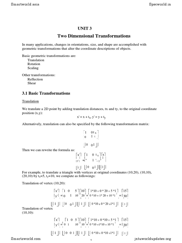 Computer-Graphics U3 PDF | PDF | Sine | Triangle