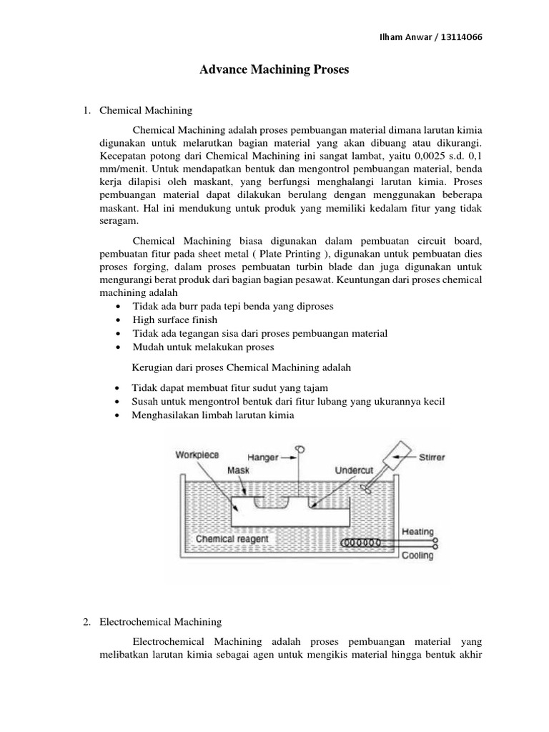 Advance Machining Proses | PDF