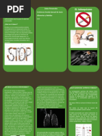 Triptico Tabaco | PDF | Fumar tabaco | Adicción
