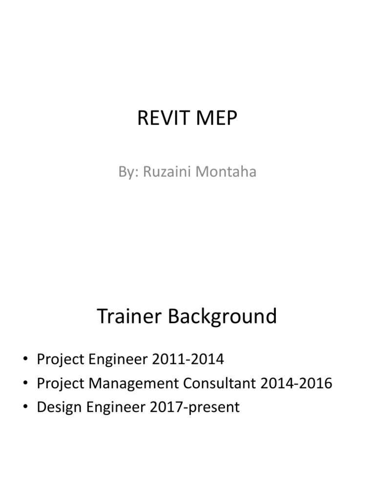Revit Mep | PDF | Autodesk Revit | Building Information Modeling