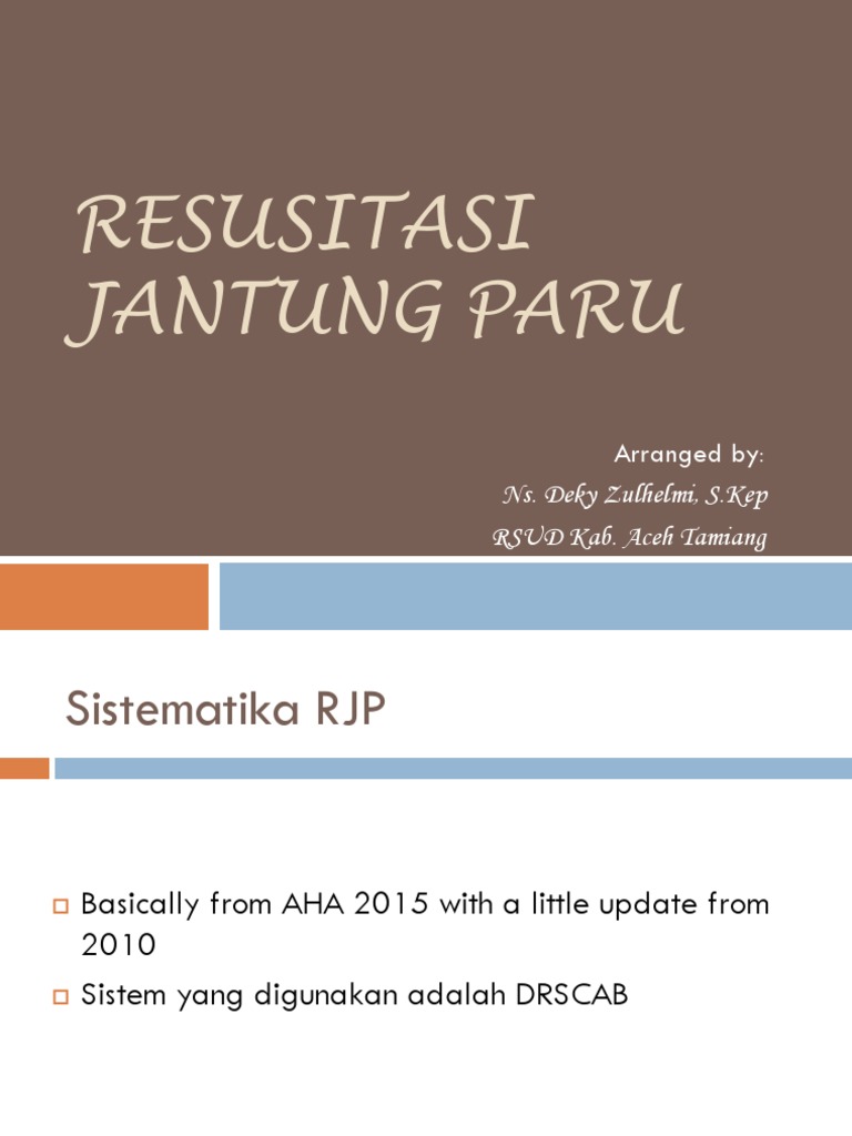 Resusitasi Jantung Paru | PDF