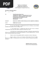 Letter of Request For Fire Drill | PDF